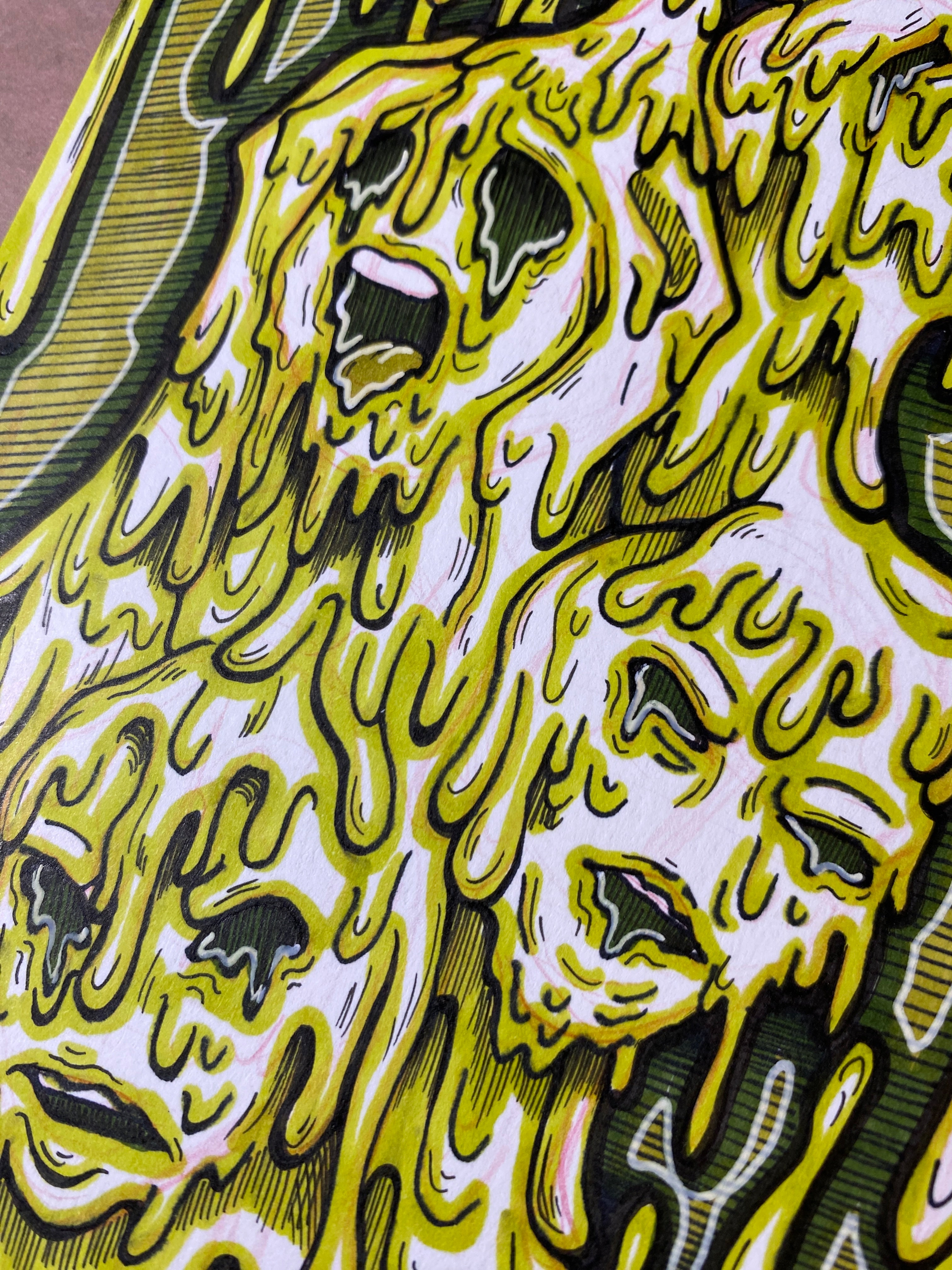 Melting - 4”x6” Original Traditional Artwork – The Imaginary King